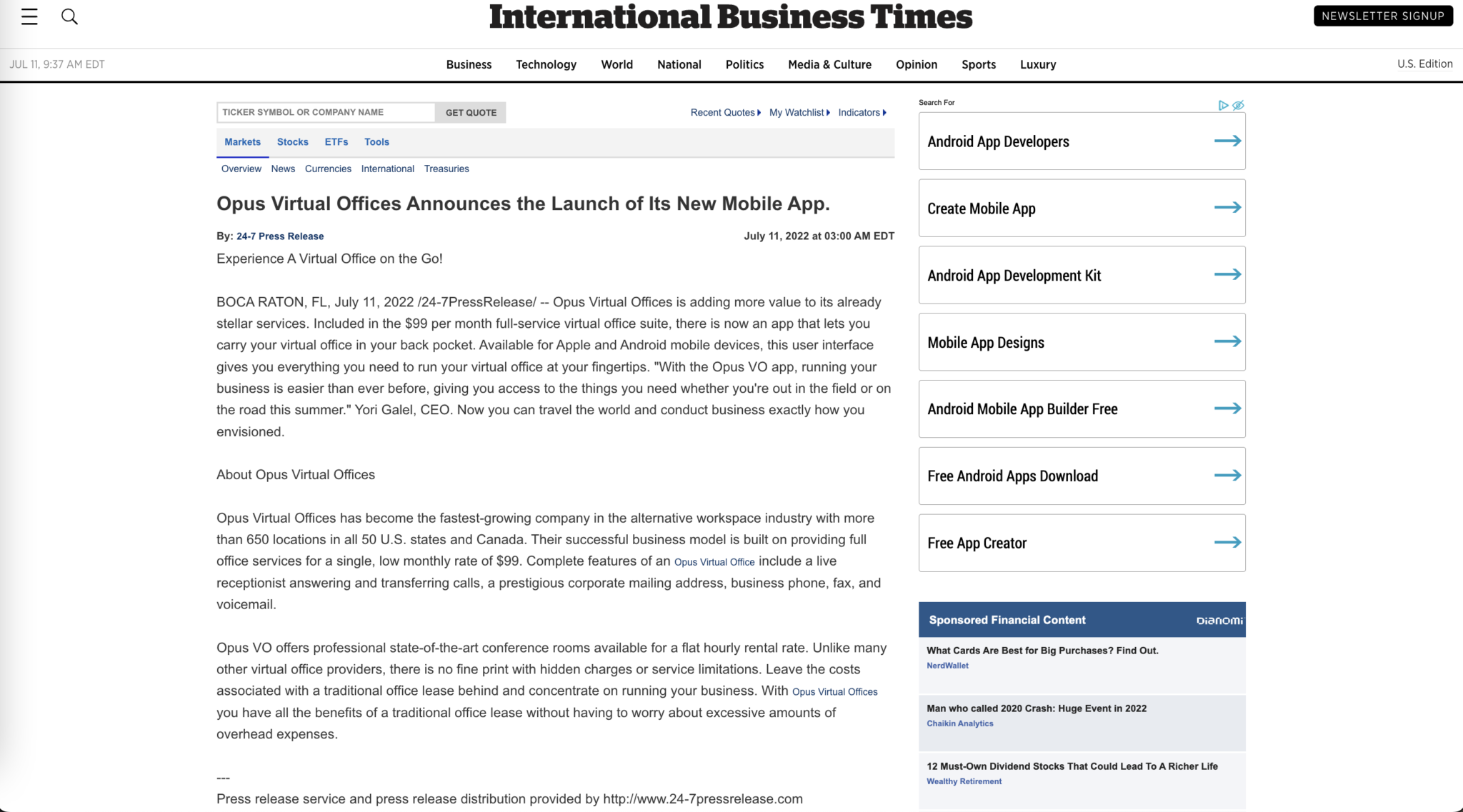 Premium Virtual Office Solutions | Opus Virtual Offices
