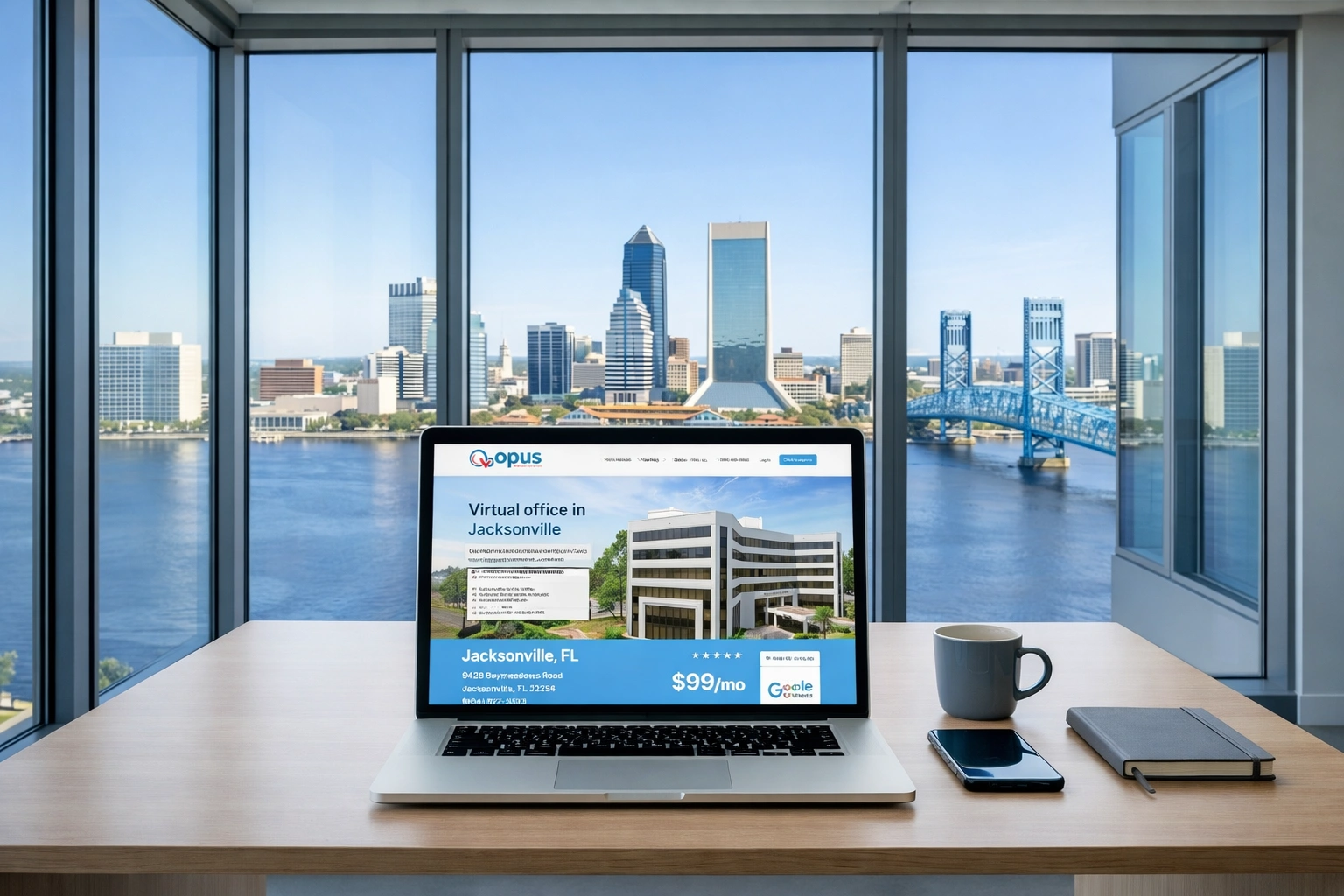 Best Virtual Office in Jacksonville (2026 Guide) - Opus Virtual Offices